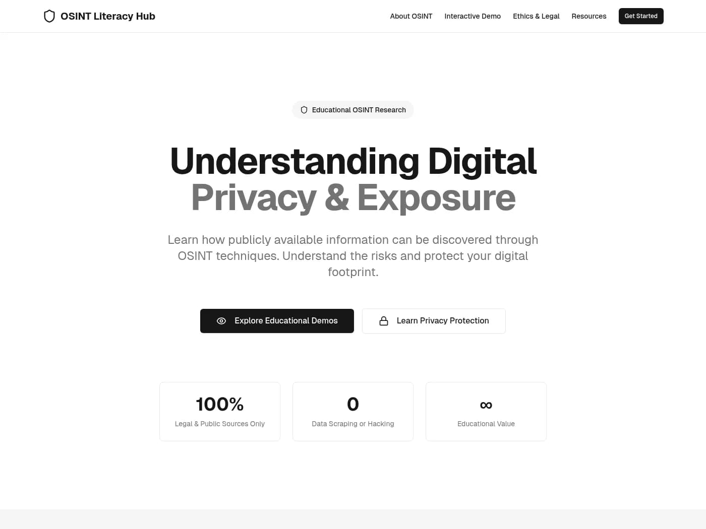 OSINT Literacy Hub