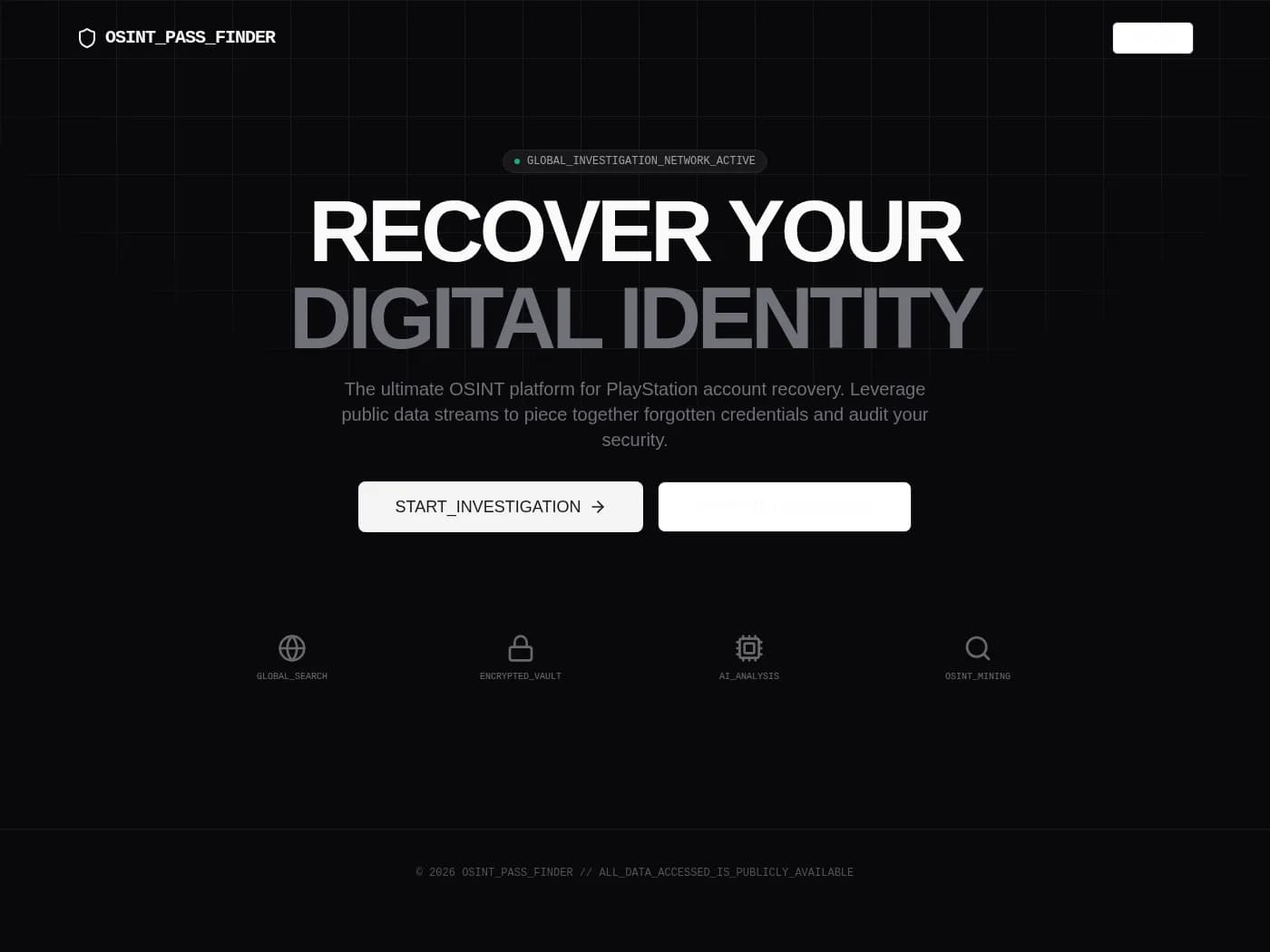 OSINT Password Finder