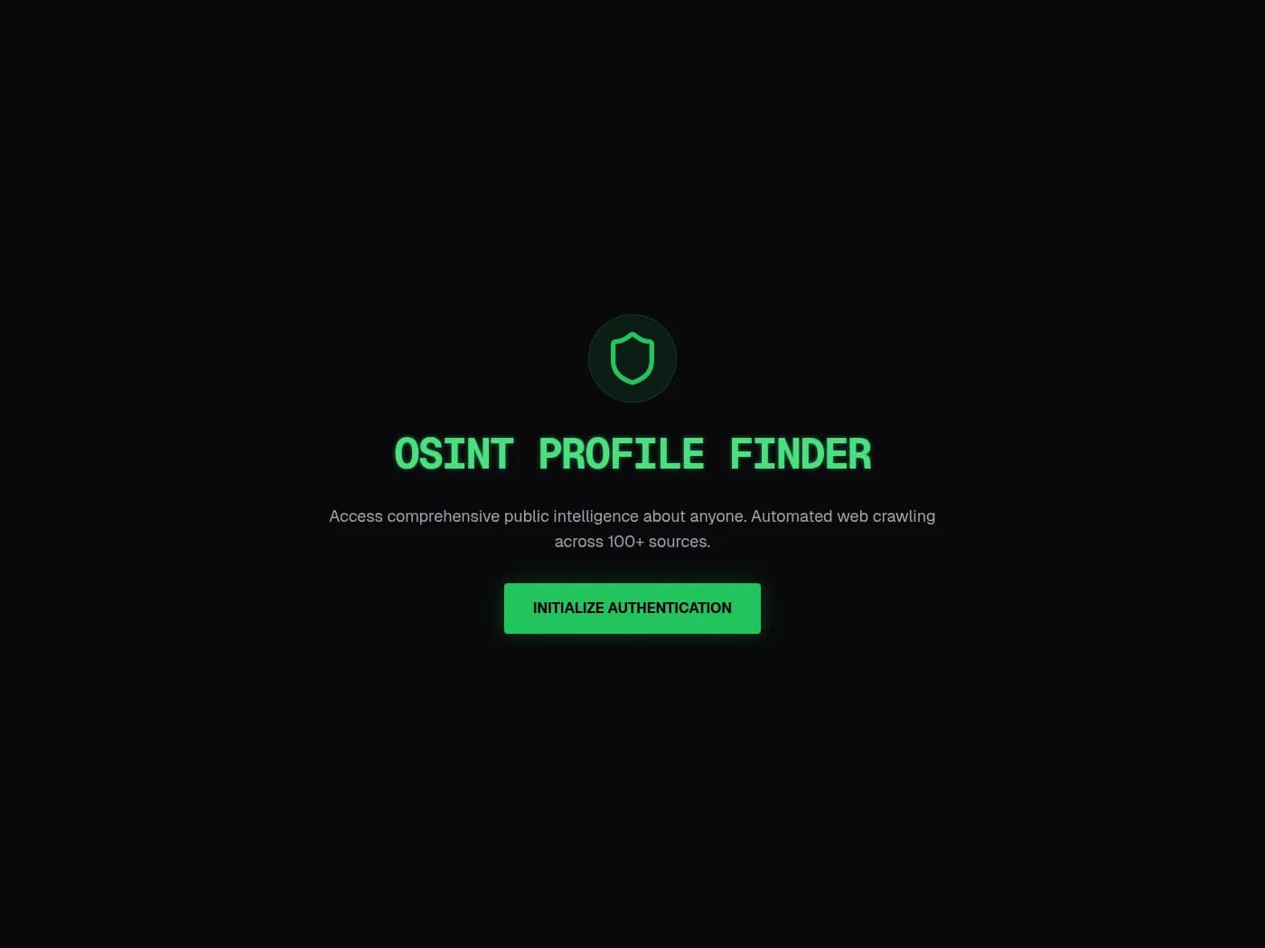 OSINT Profile Finder