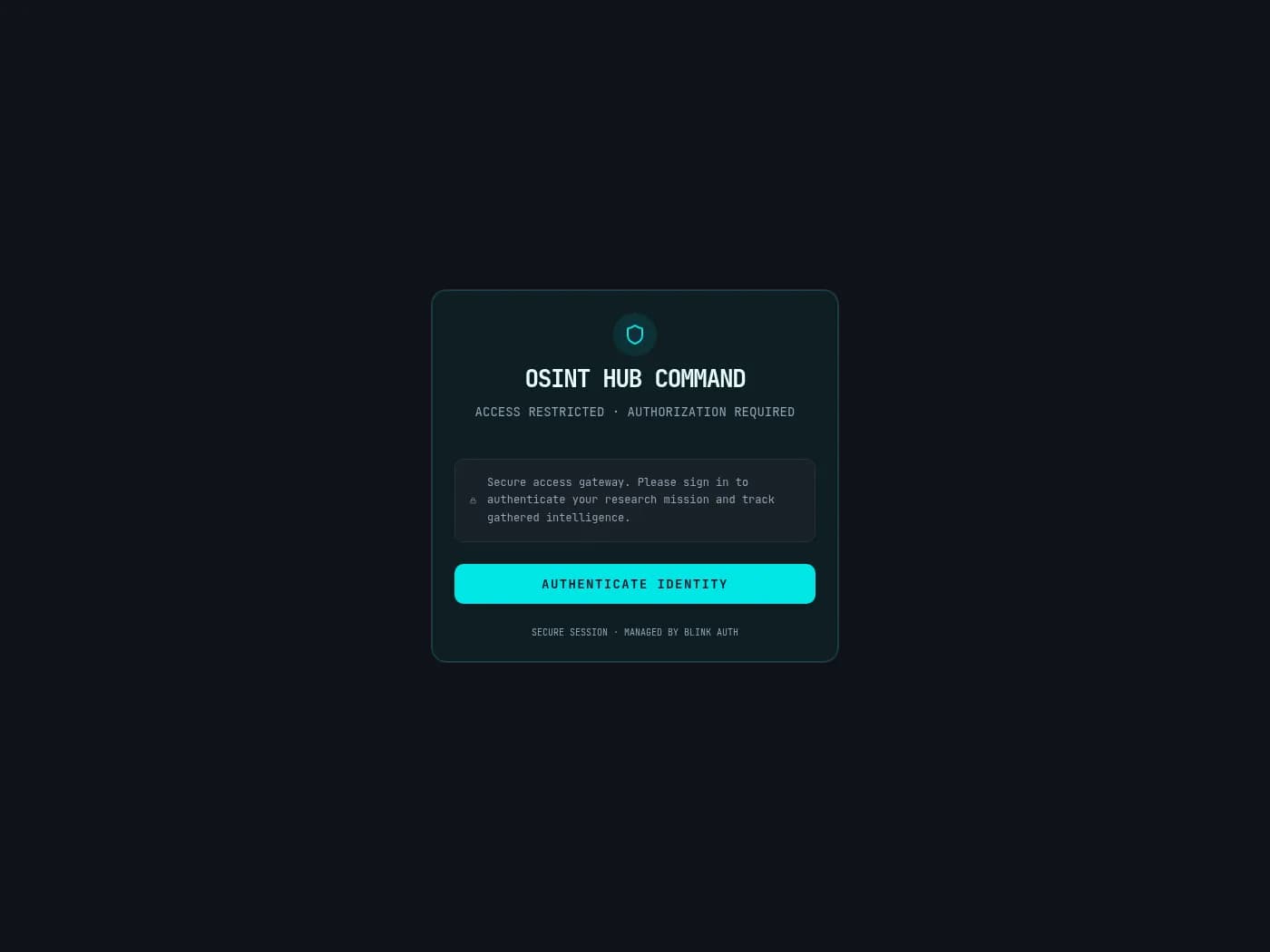 OSINT Search Hub