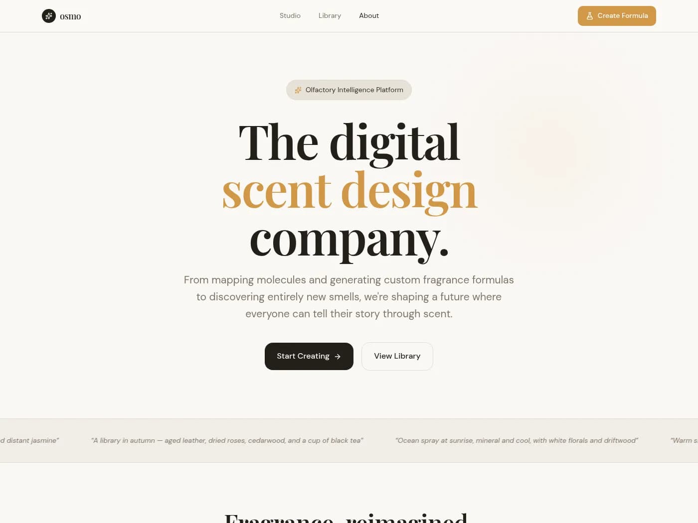 Osmo Perfume AI Clone