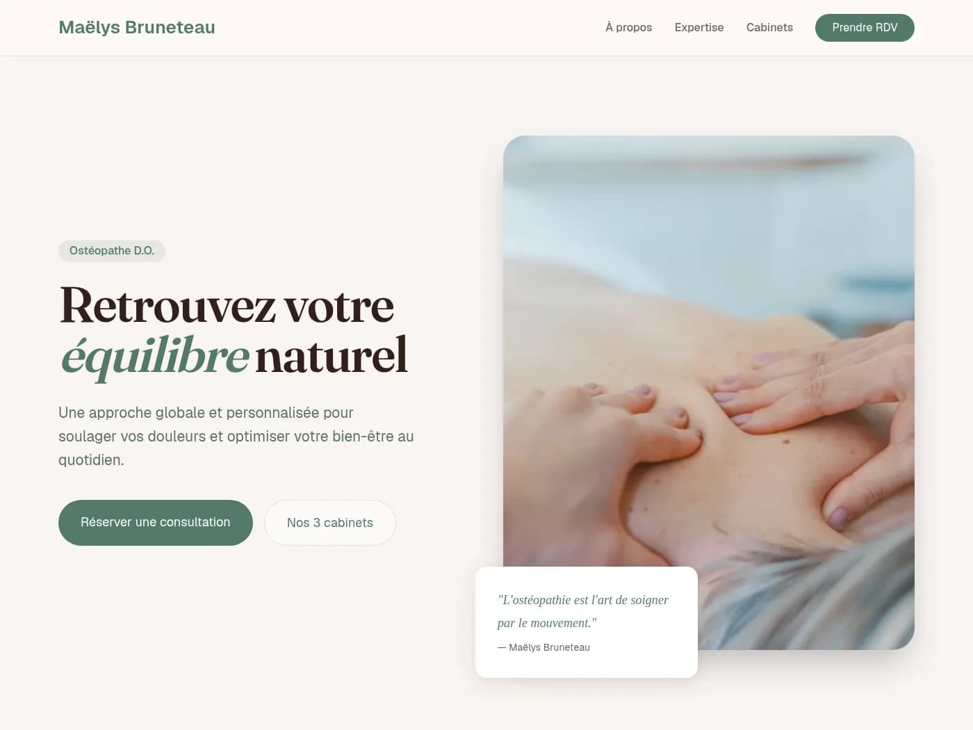 Ostéopathe Confiance Site