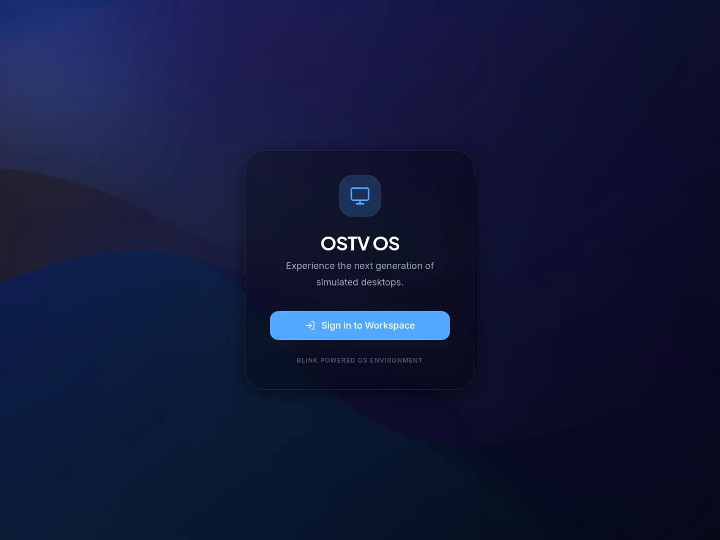 OSTV Desktop OS Simulator