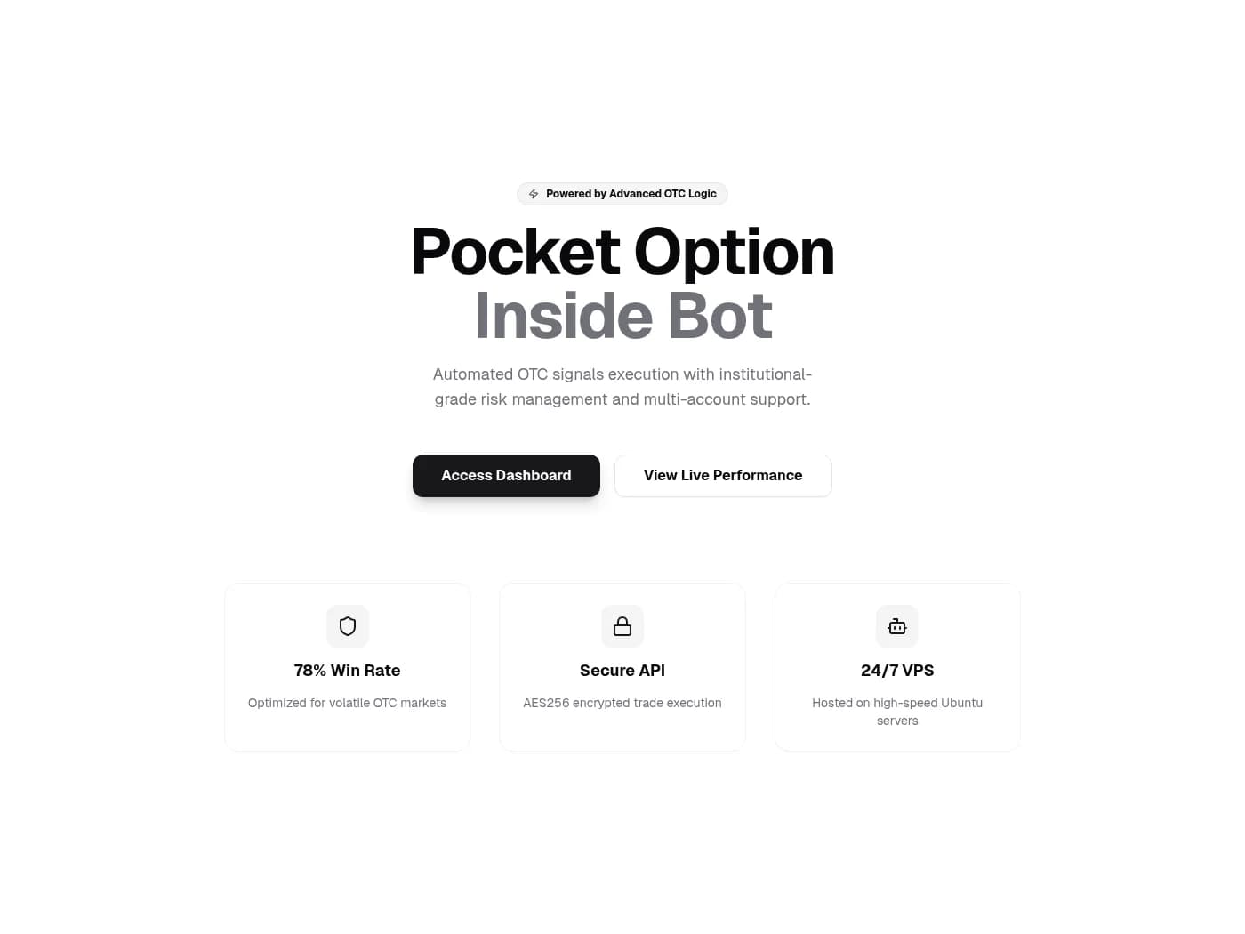 OTC Pocket Option Bot