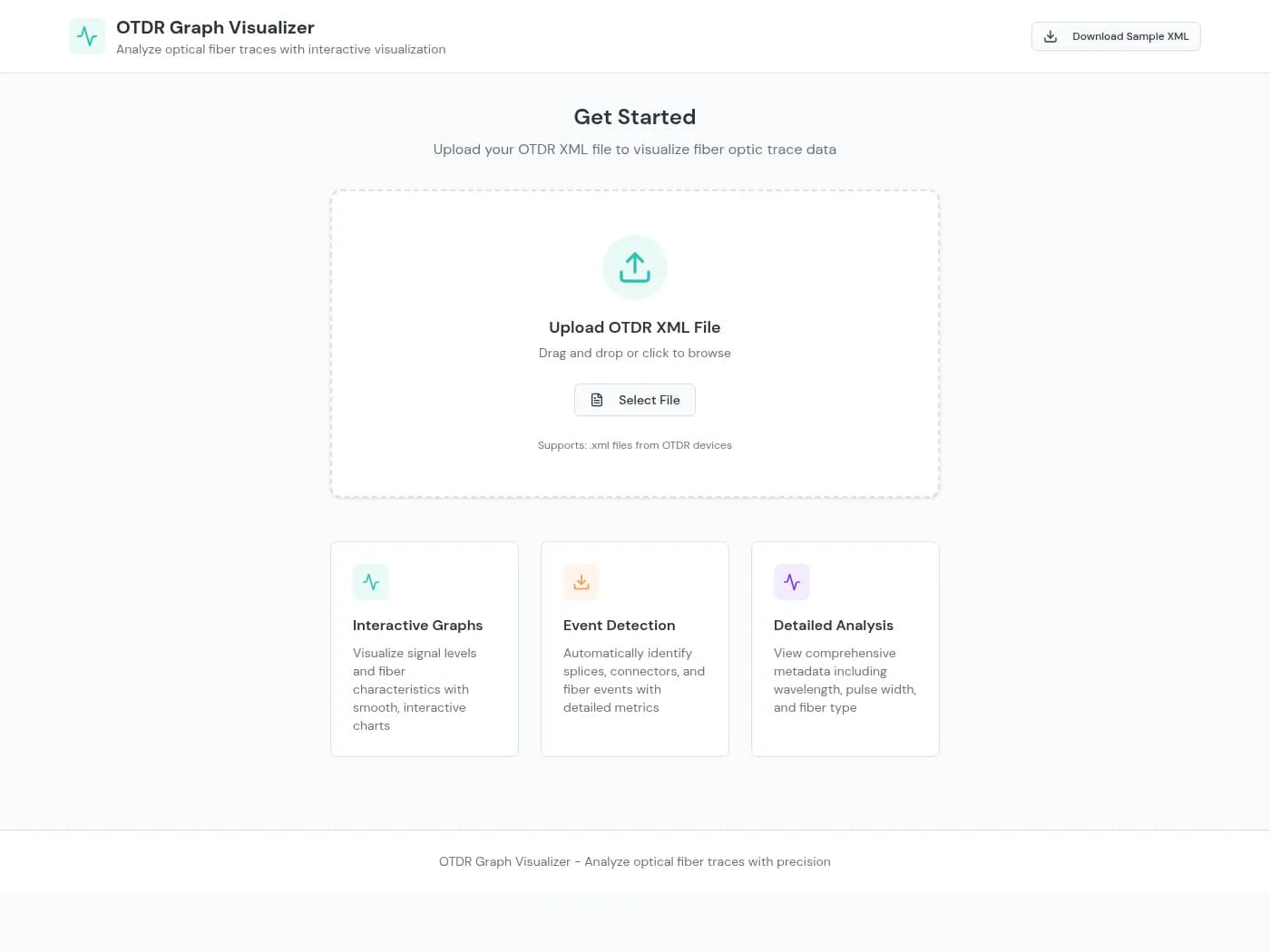 OTDR Graph Visualizer
