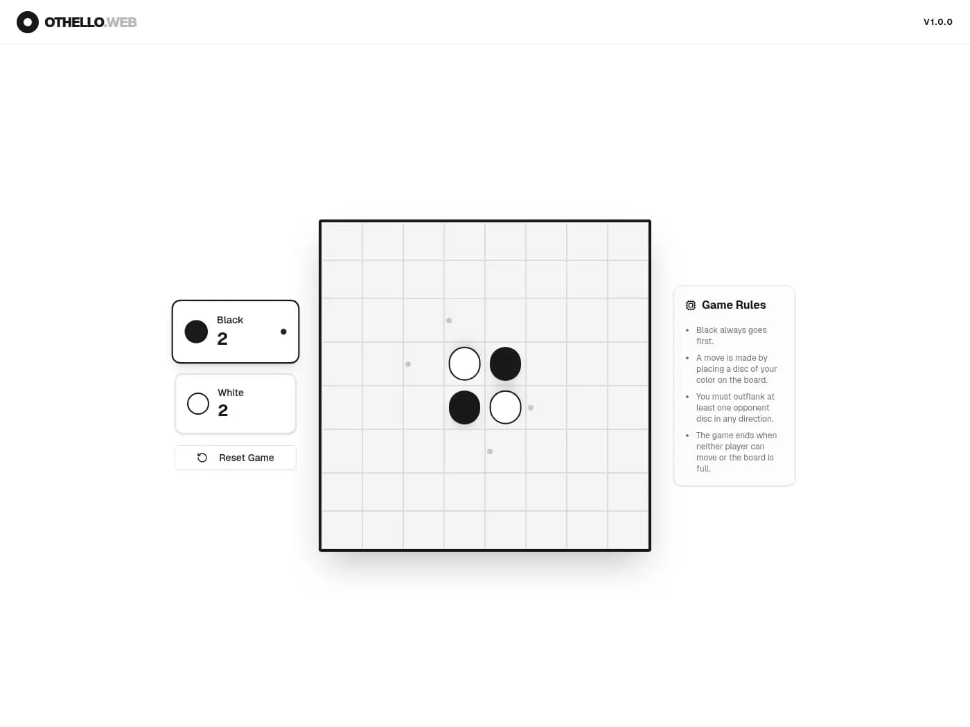 Othello Web Game