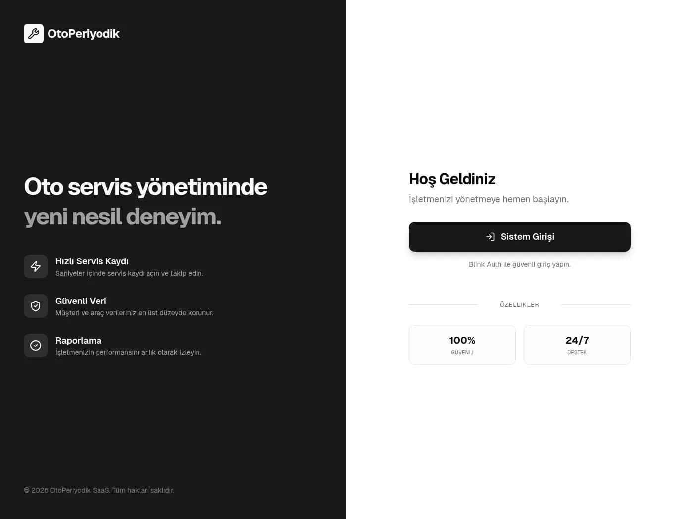 Oto Periyodik SaaS