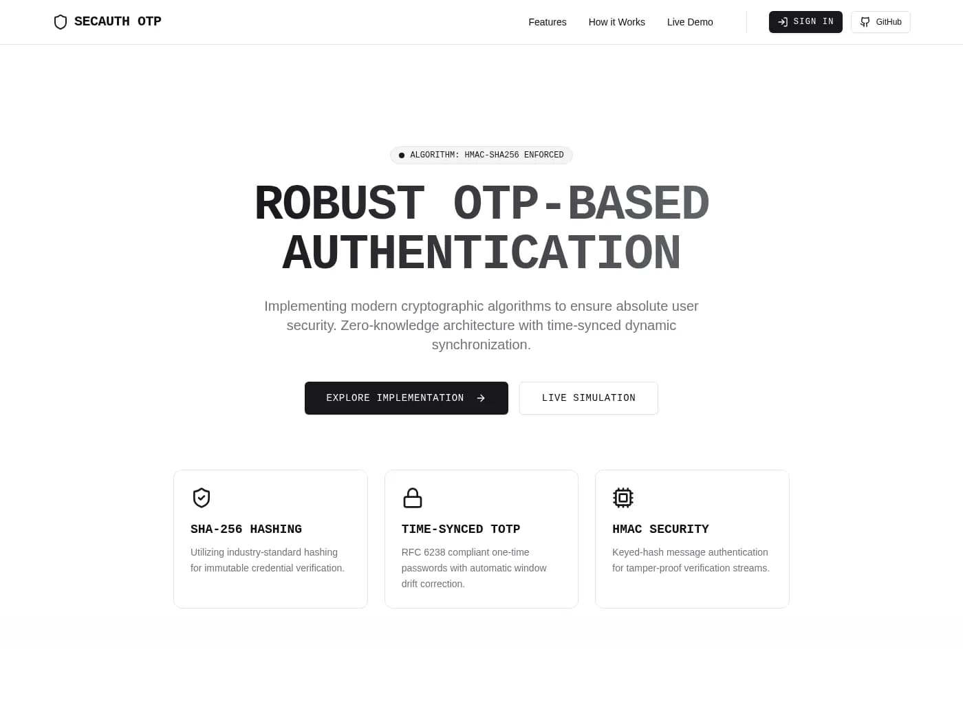 OTP Auth System