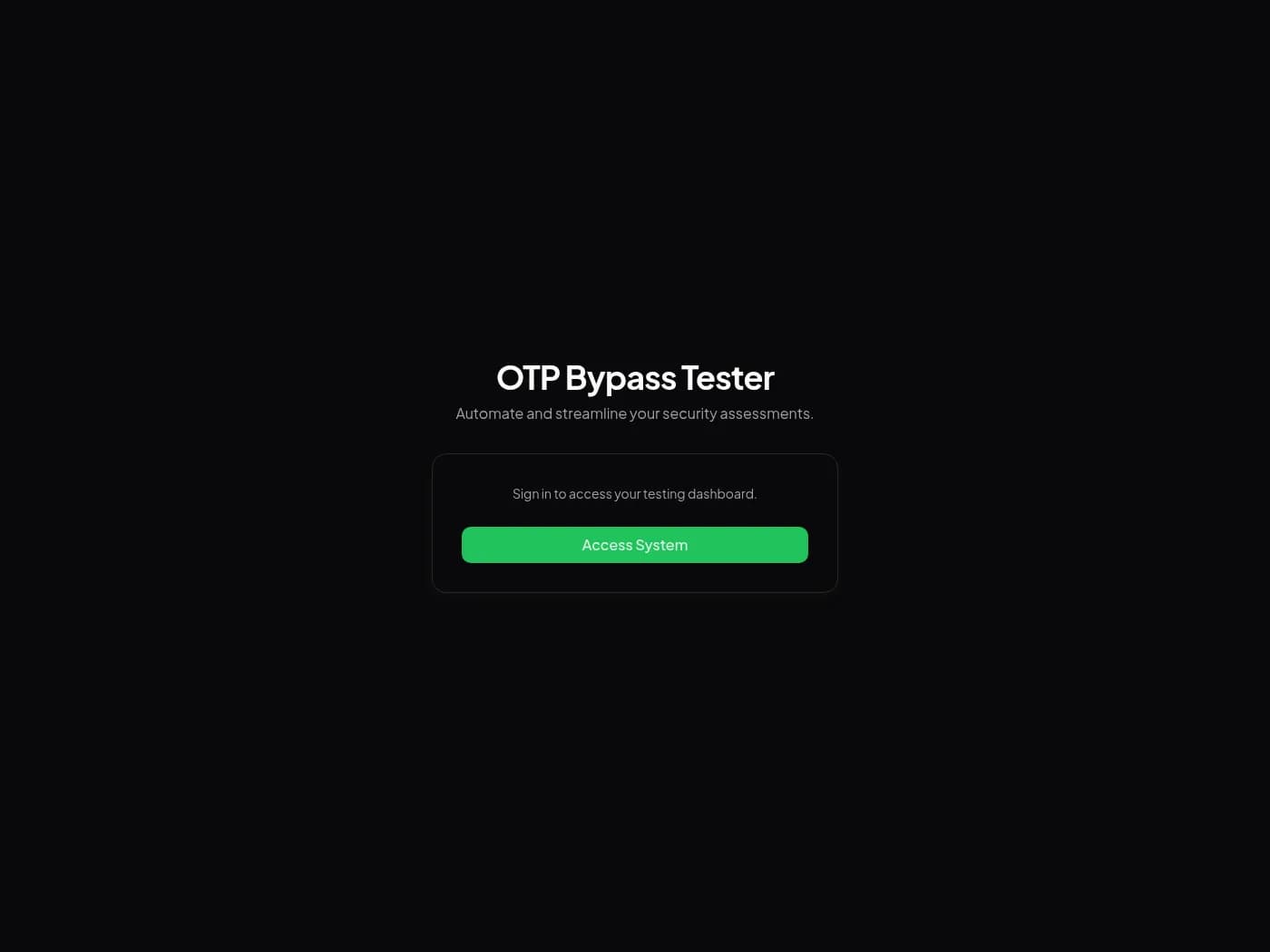OTP Bypass Tester