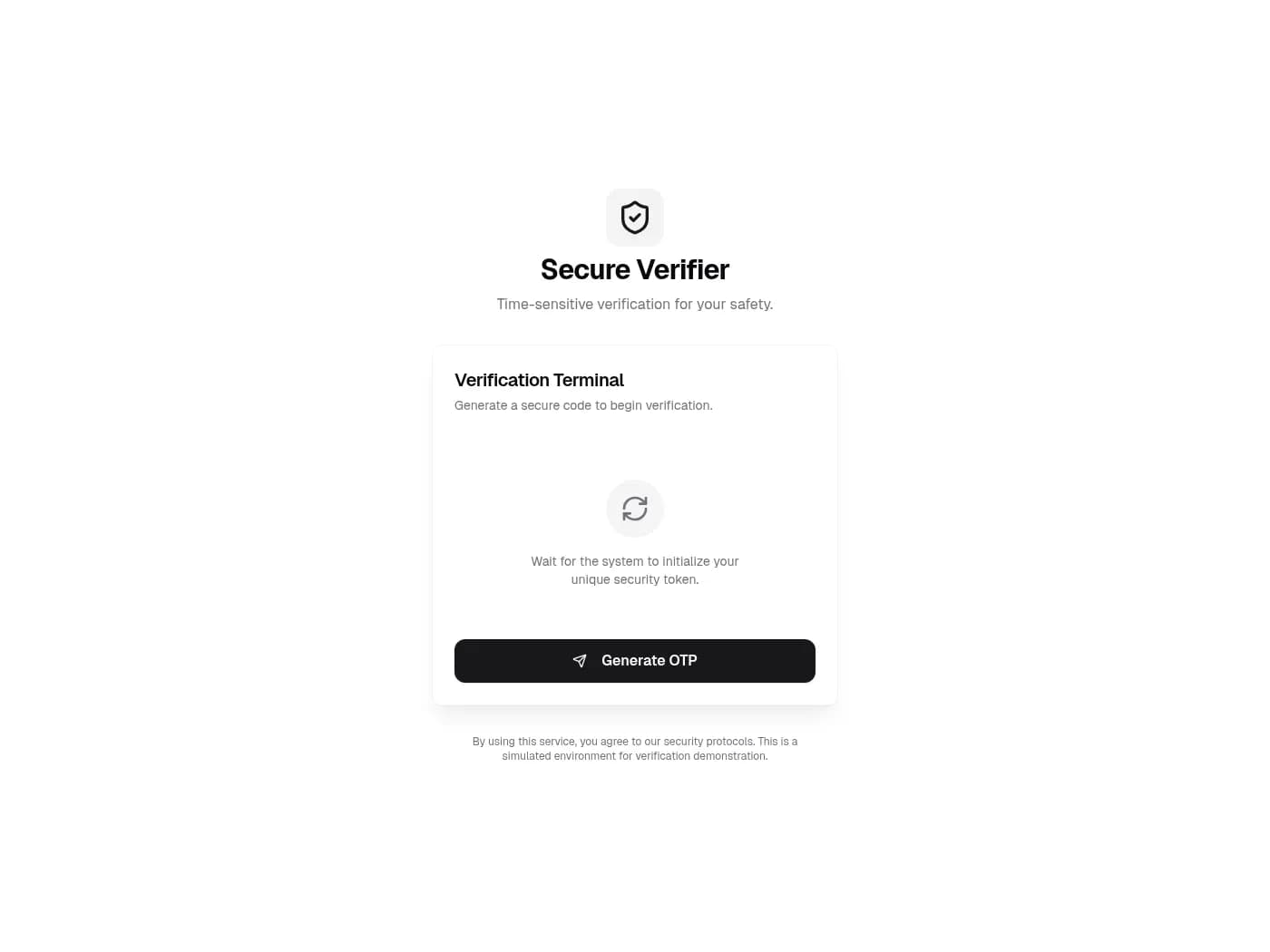 Secure OTP Verifier