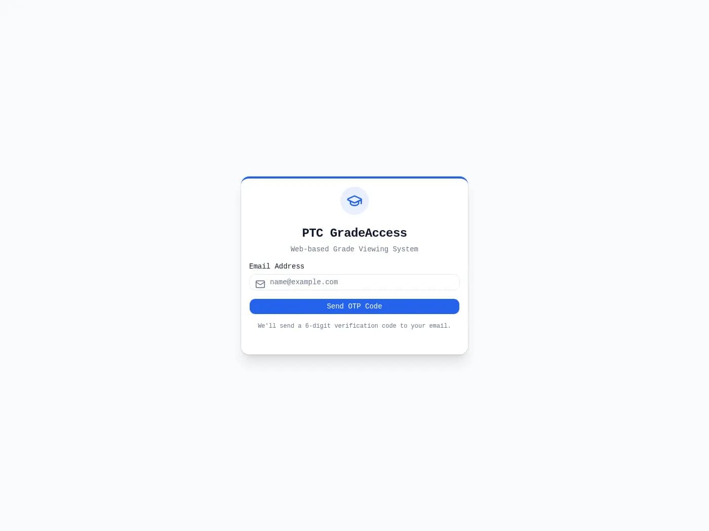OTP Gmail Login Page