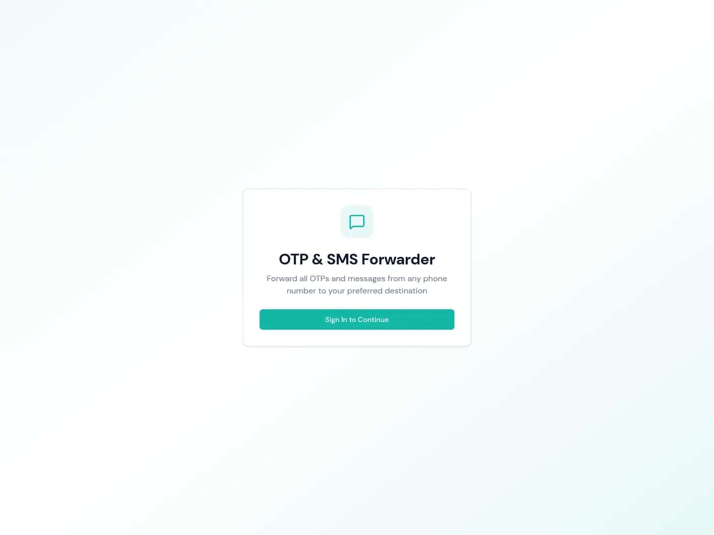 OTP & SMS Forwarder