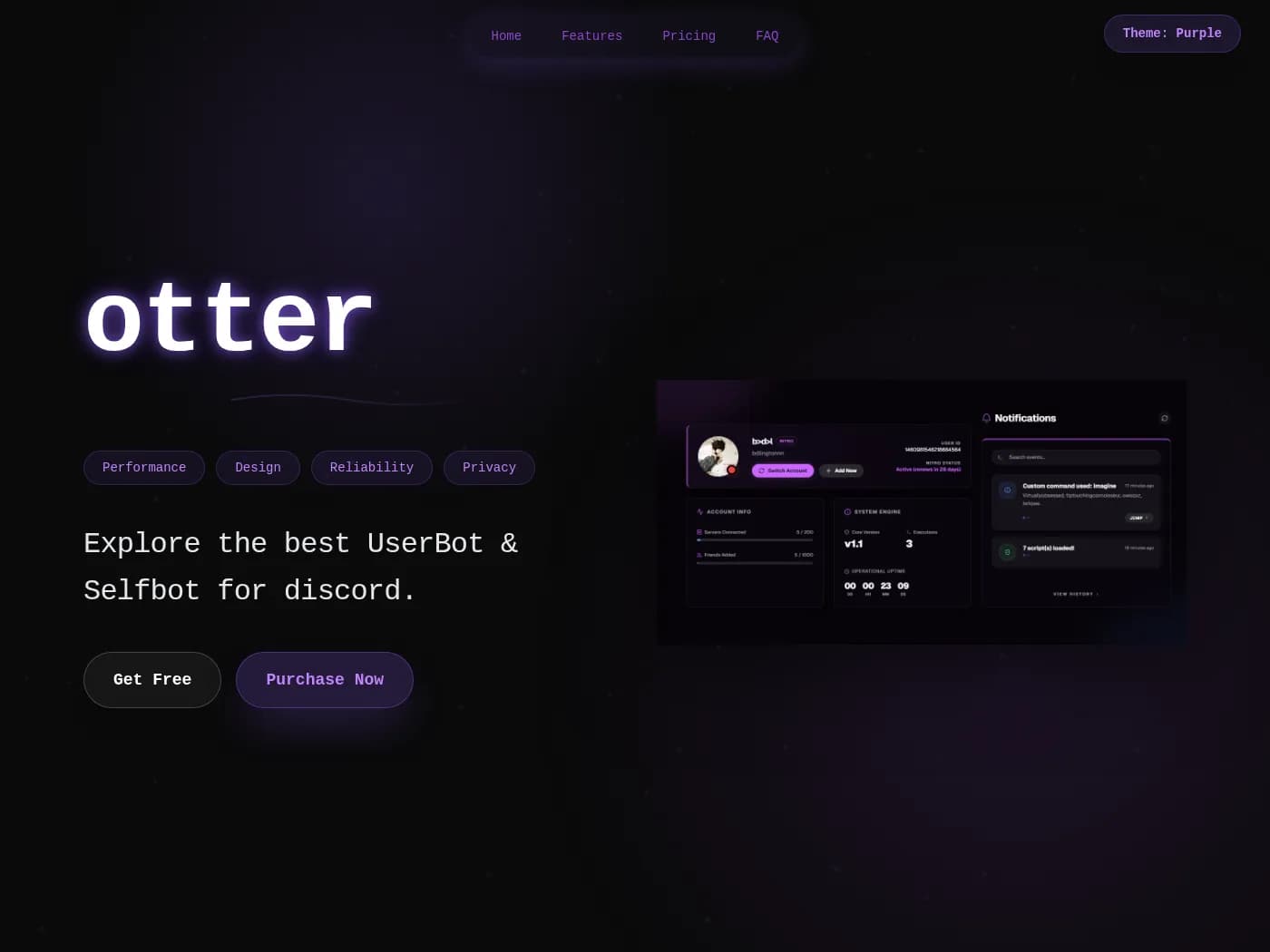 Otter Theme React App
