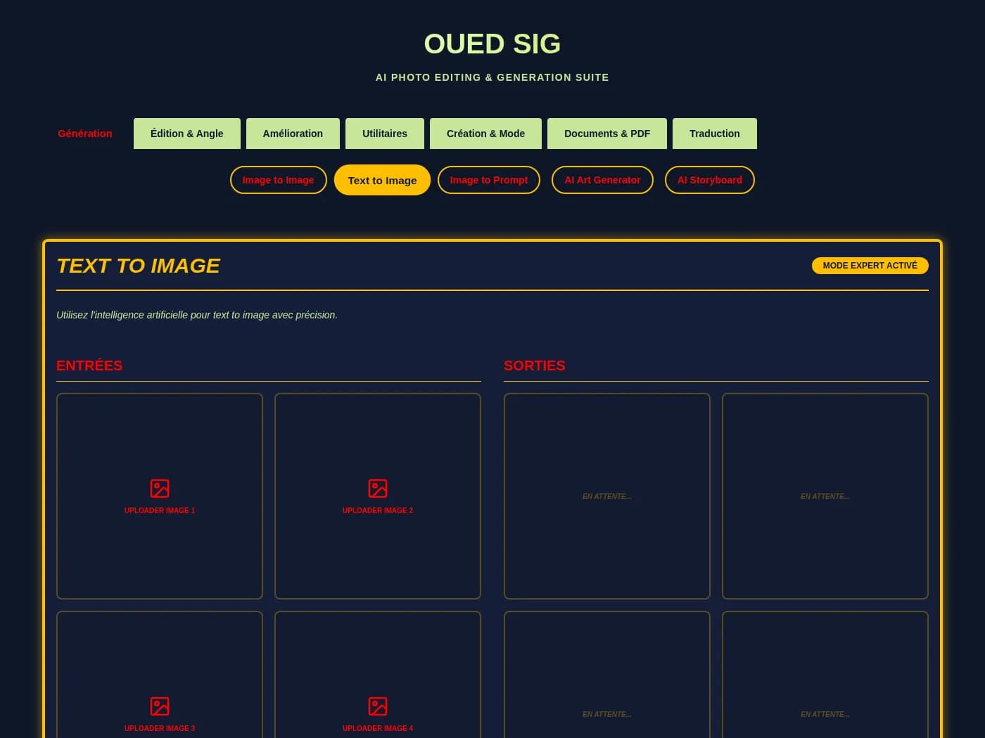 Oued Sig AI Photo Suite