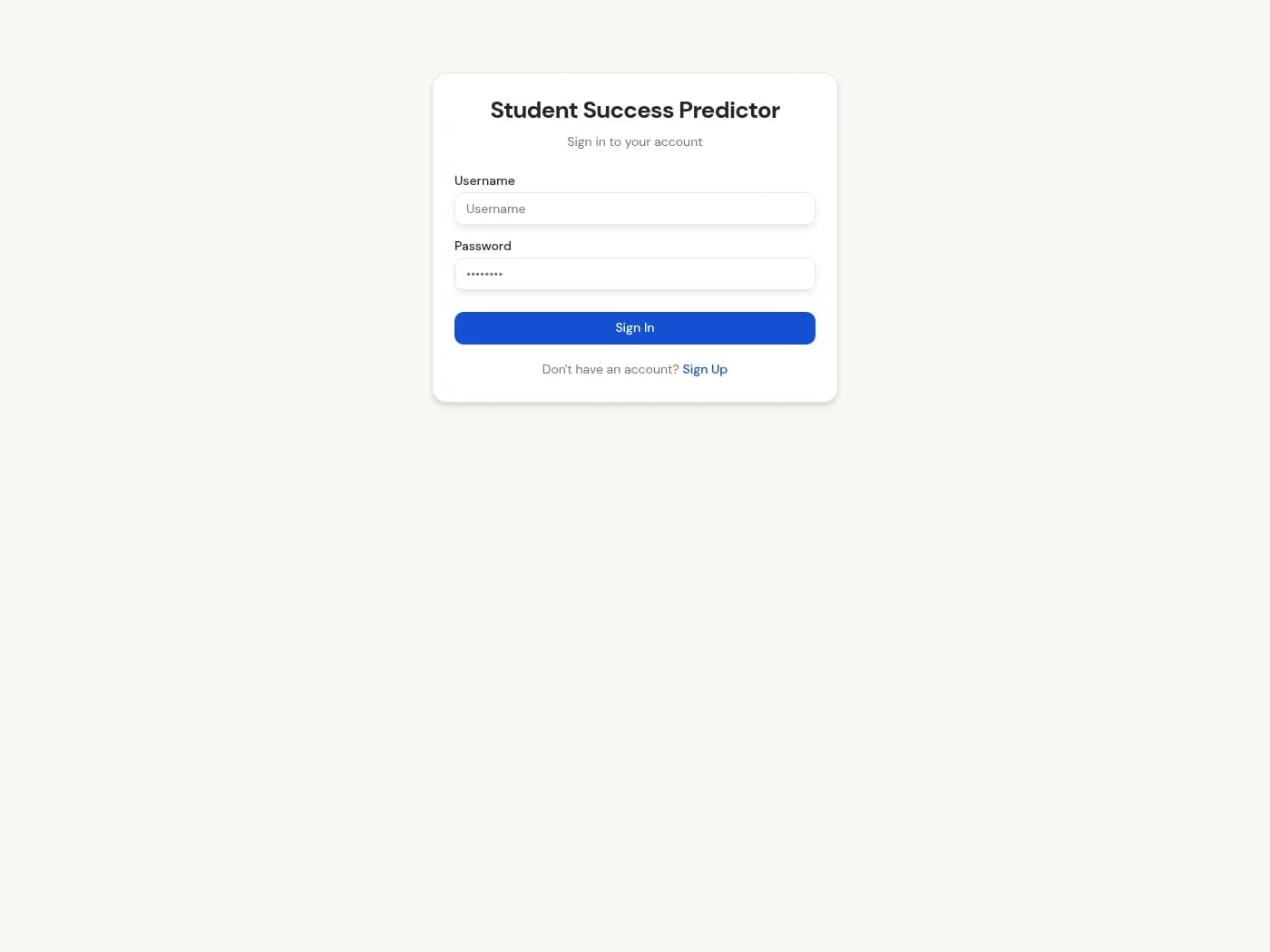 Student Outcome Predictor