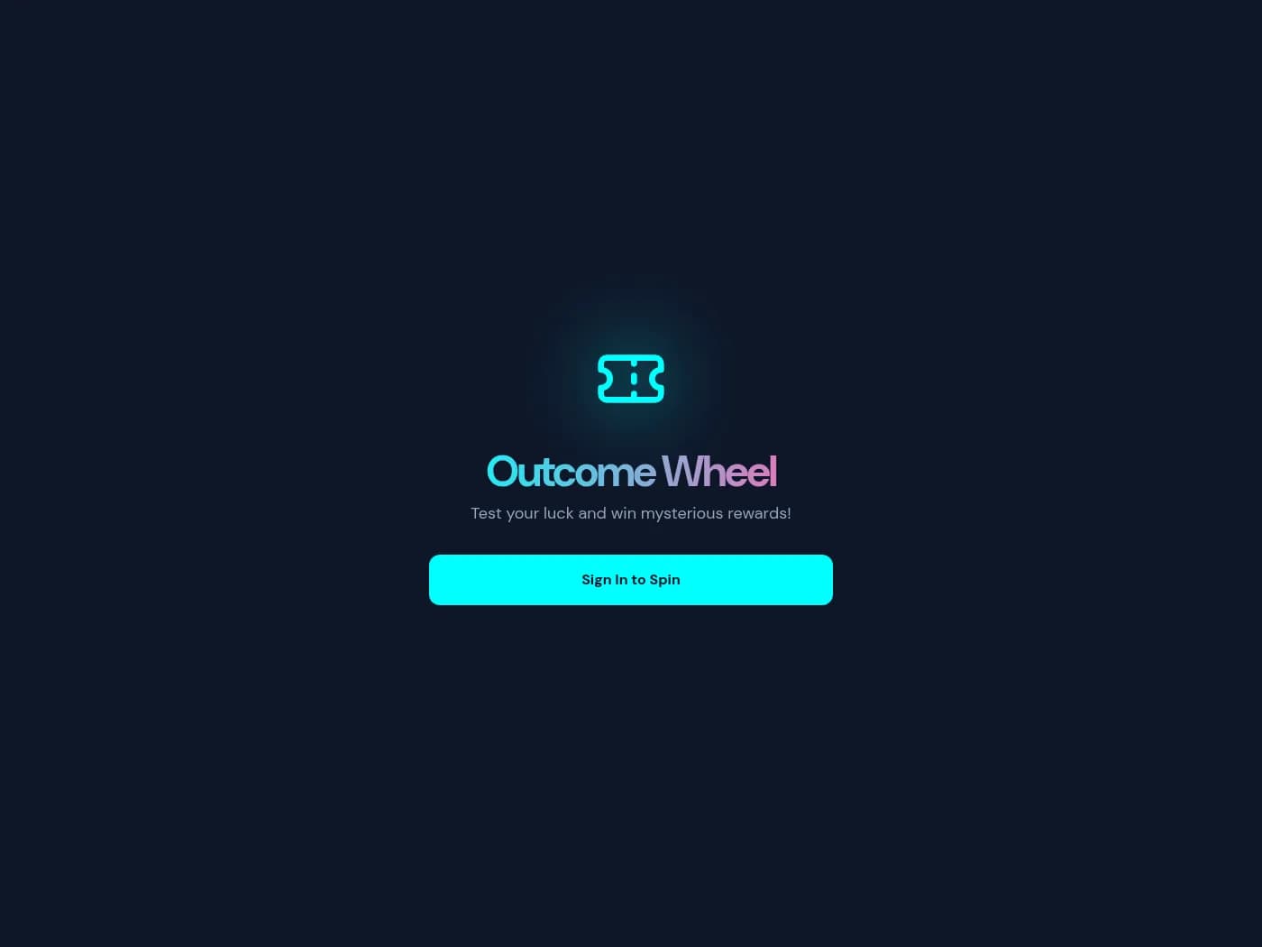 Outcome Wheel Web App