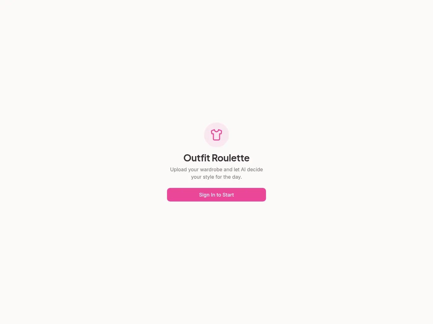 Appidé: Outfit Roulette