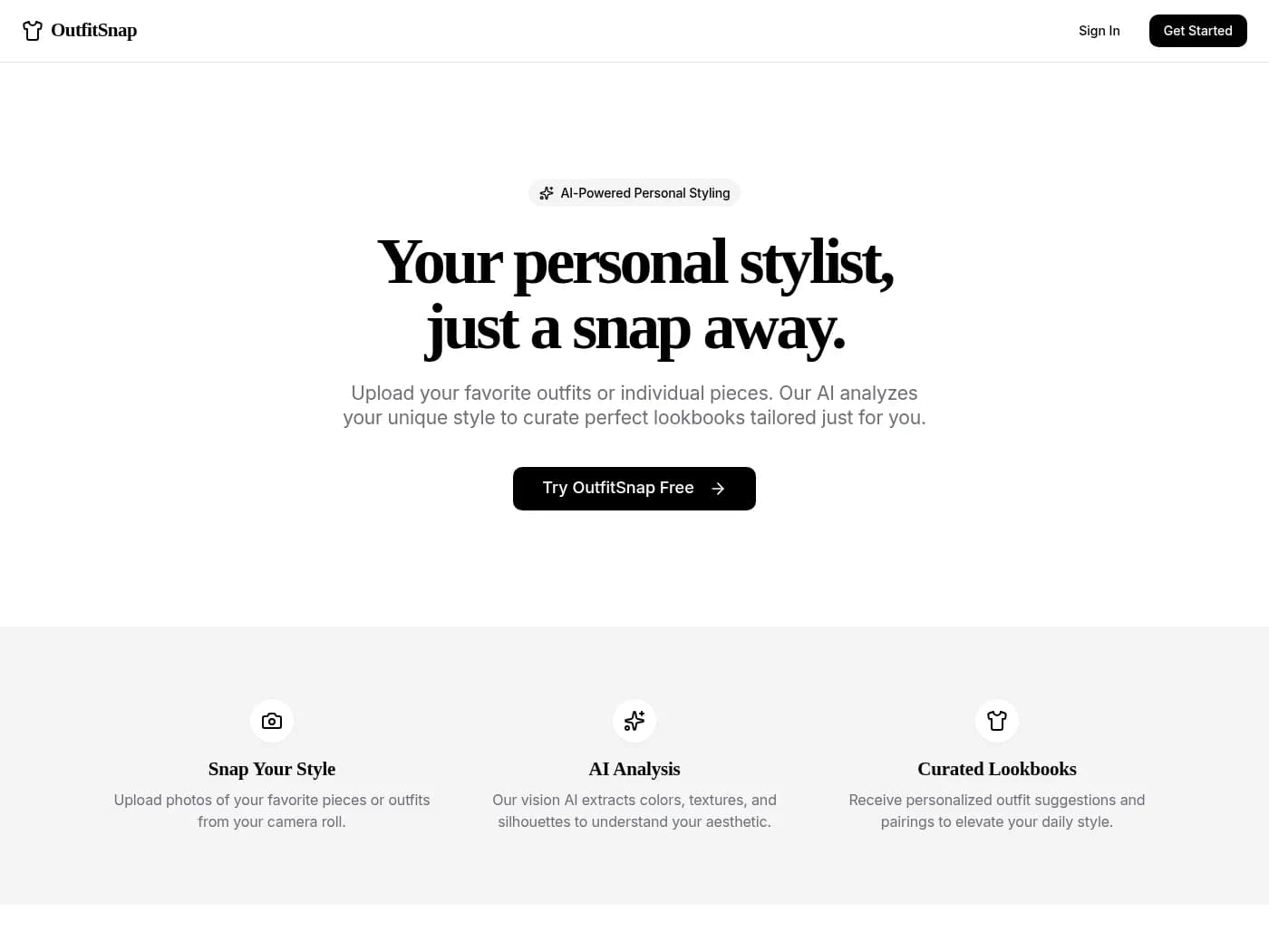 OutfitSnap AI Stylist