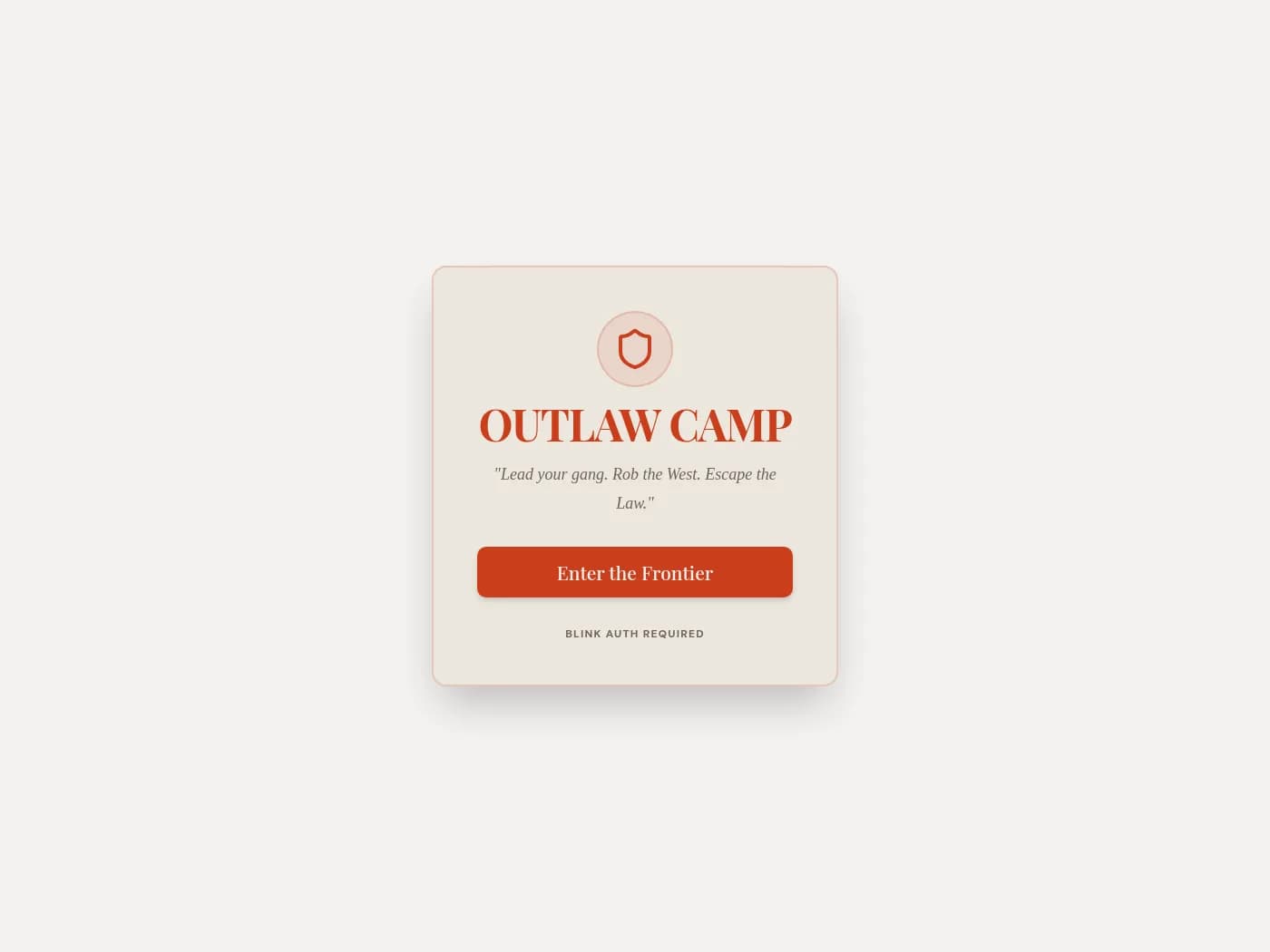 Outlaw Camp Strategy