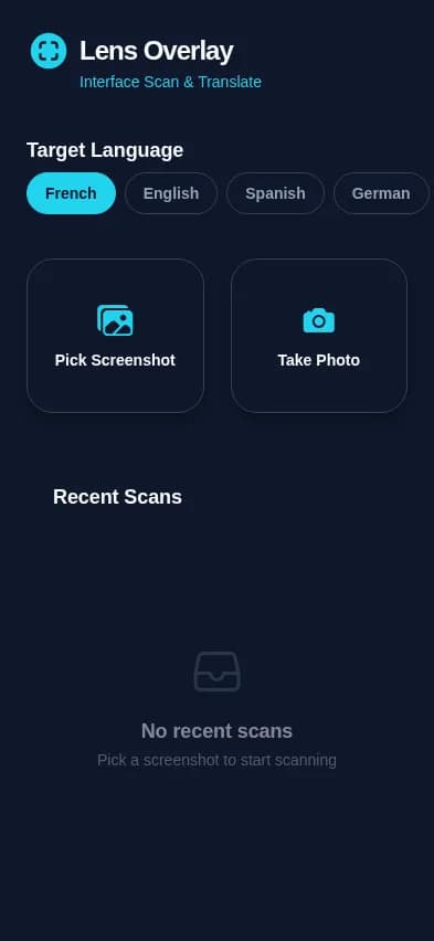 Overlay Translate Lens