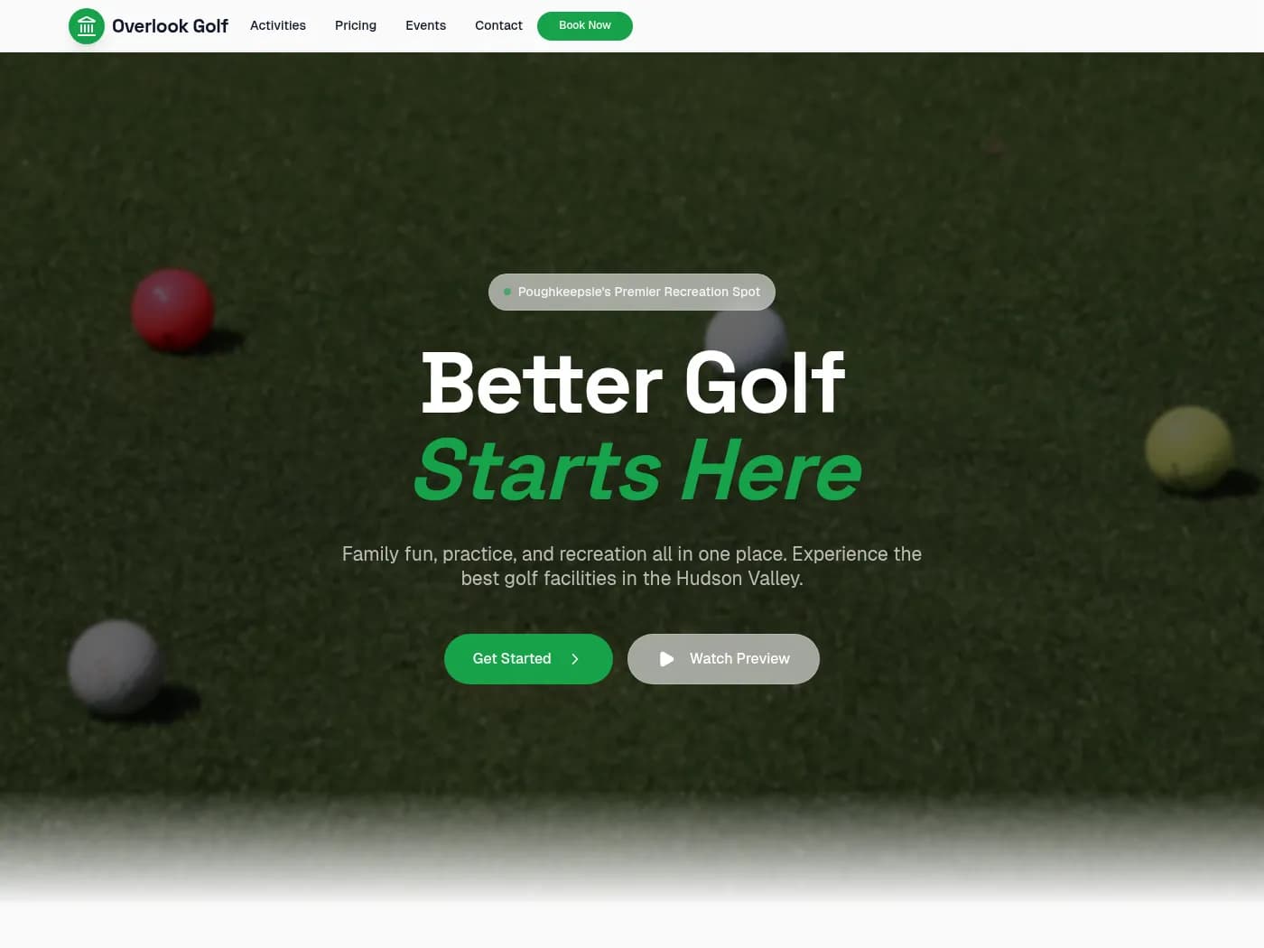 Overlook Golf Center Site