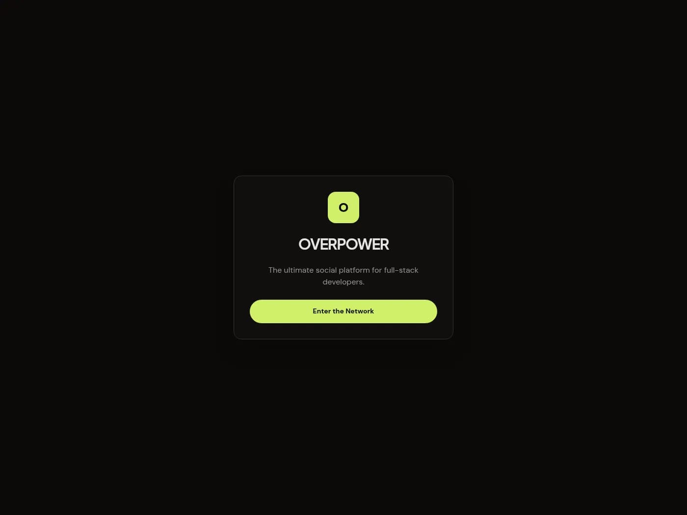 Overpower Developer Network