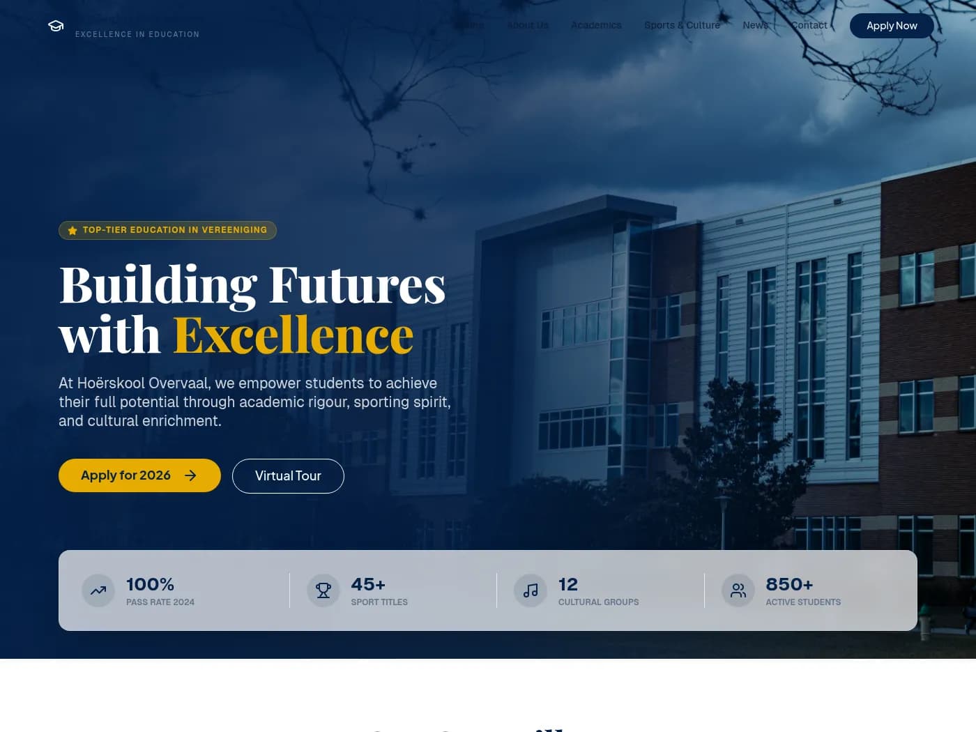 Overvaal School Website