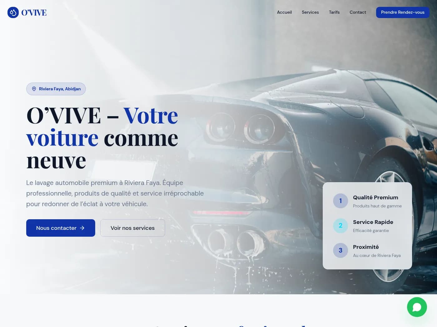 O’VIVE Car Wash Site
