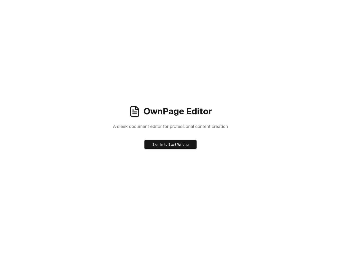 OwnPage Editor Clone