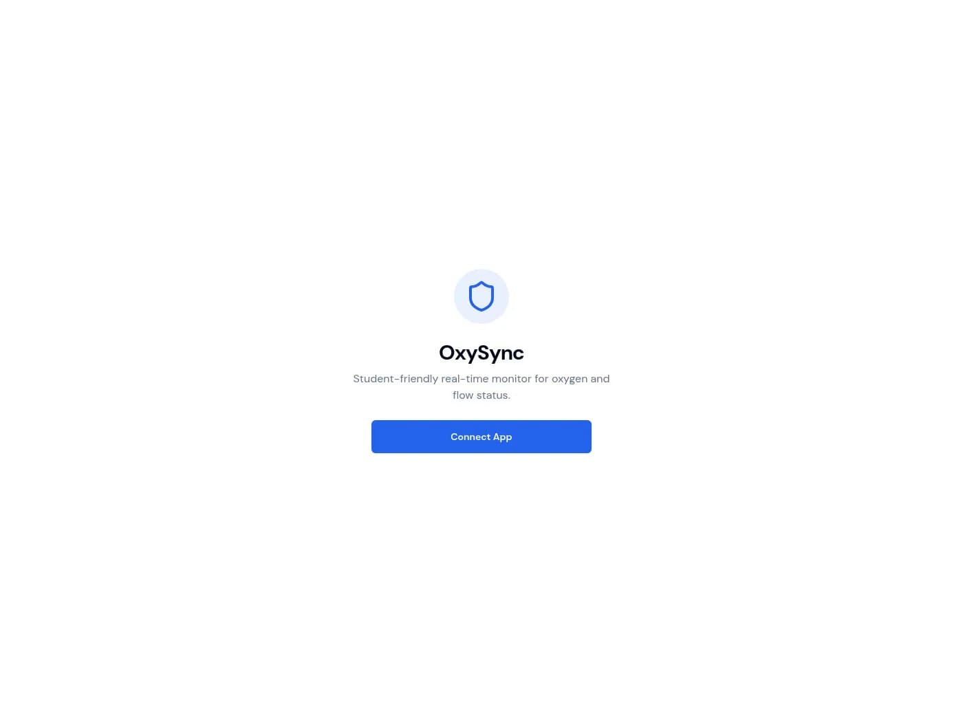 OxySync Web App