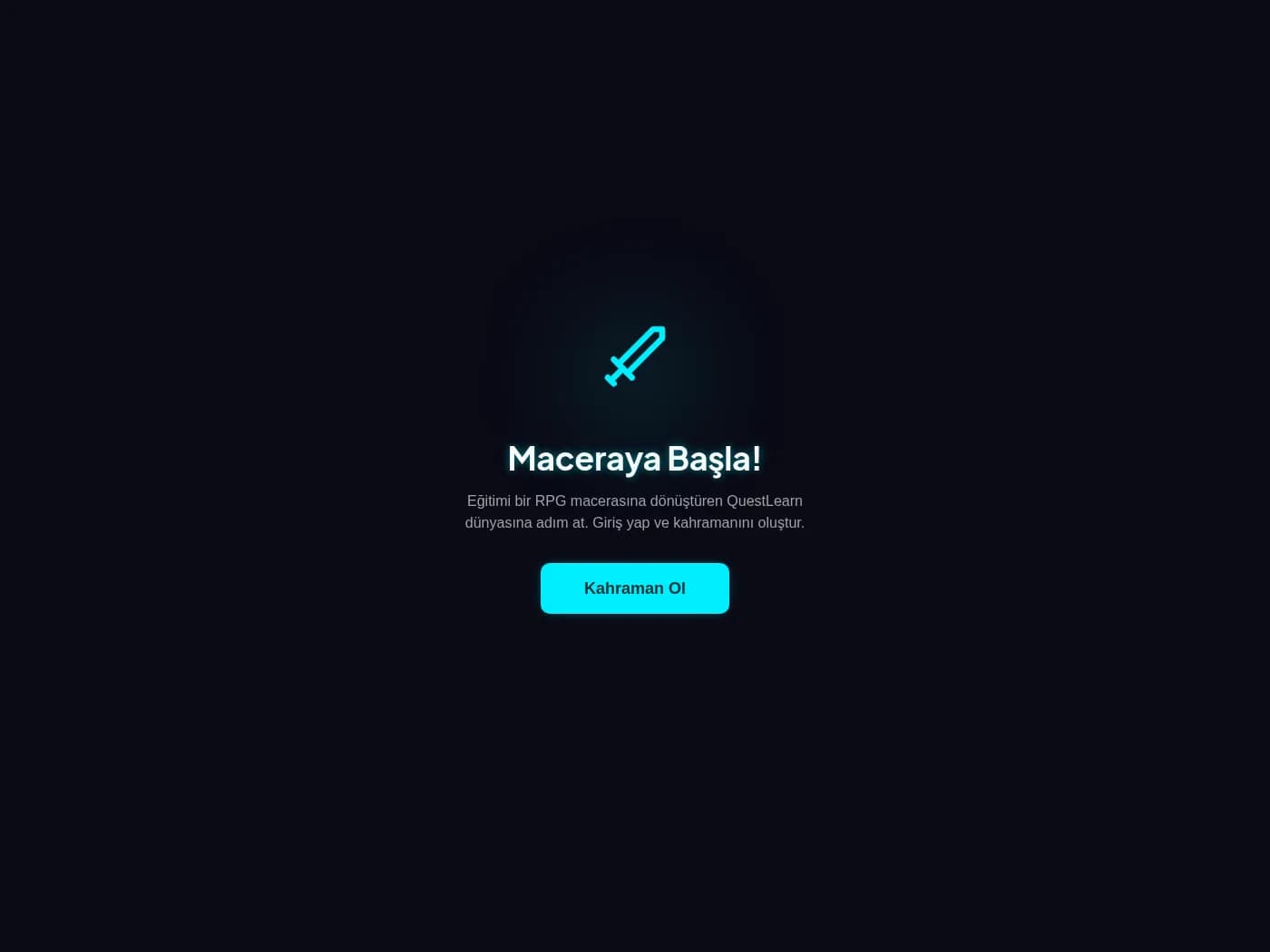 Oyunlu Eğitim Uygulaması