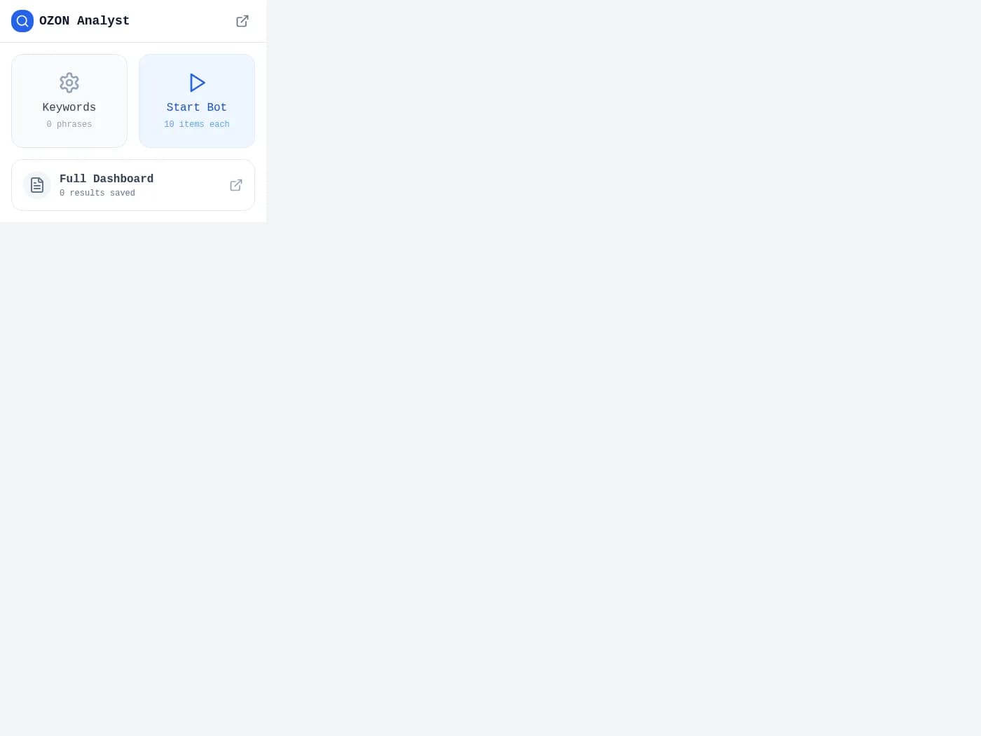 OZON Search Bot Extension