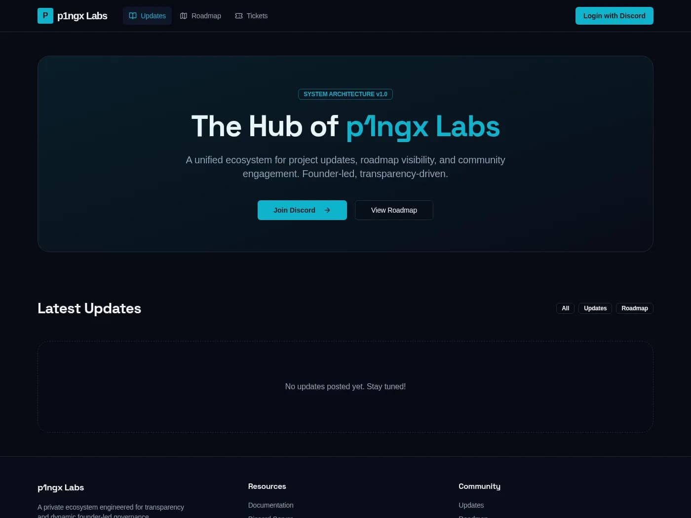 p1ngx Labs Ecosystem