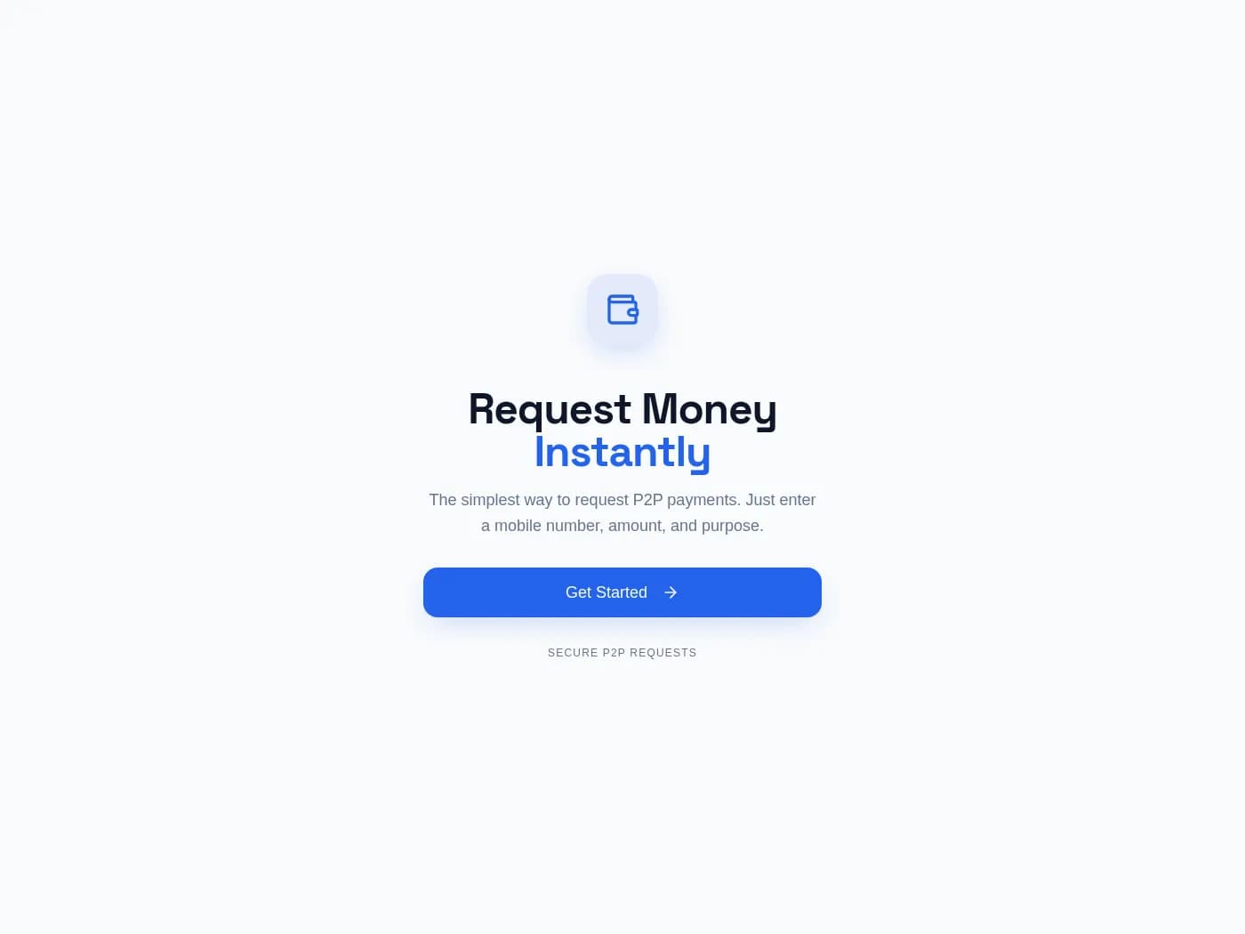 P2P Payment Requester