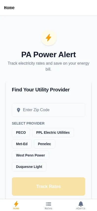 PA Power Alert