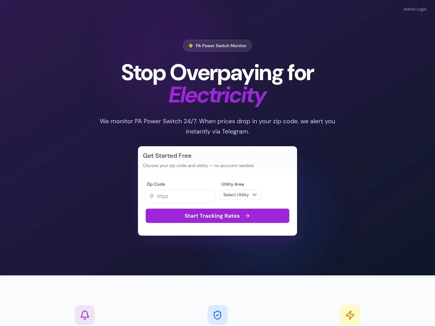 Power Rate Alert Bot