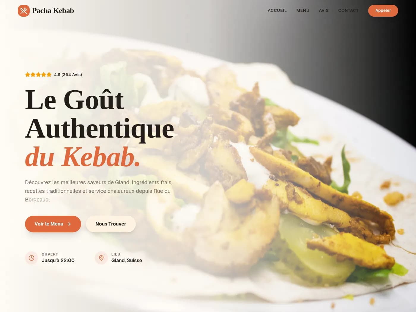 Pacha Kebab Website