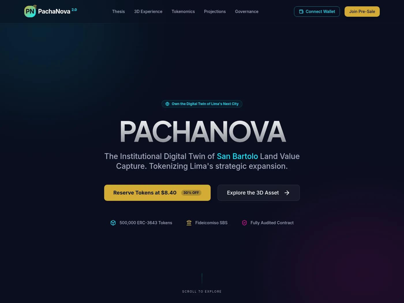 PachaNova 2.0 Landing