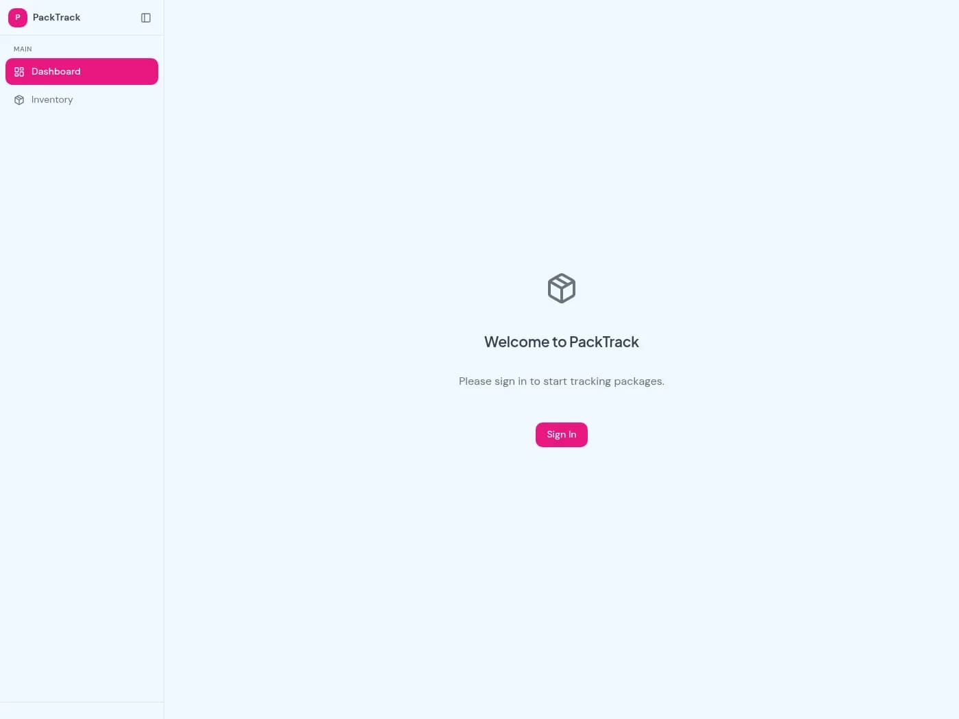 Package Locator App