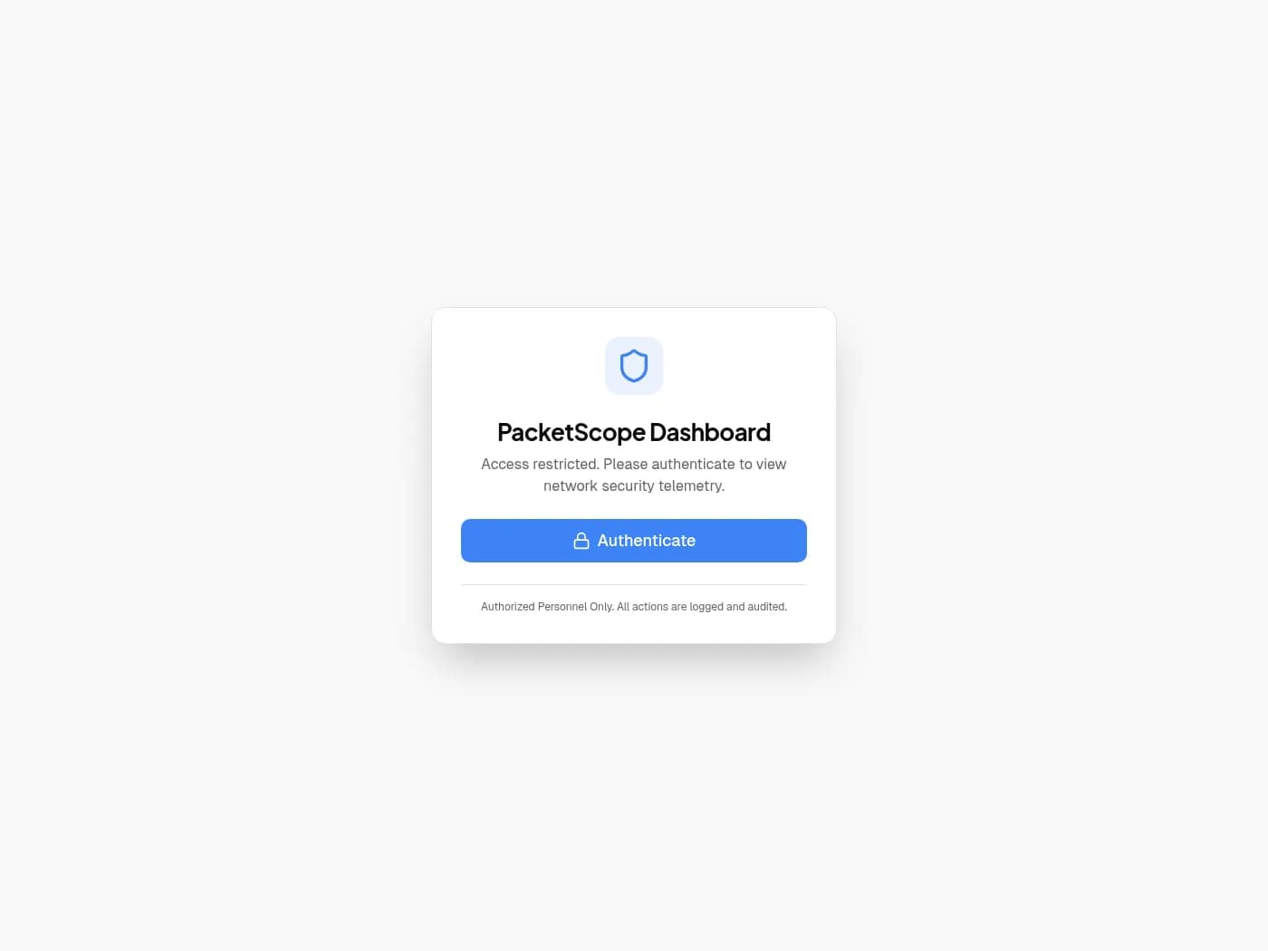 PacketScope Dashboard