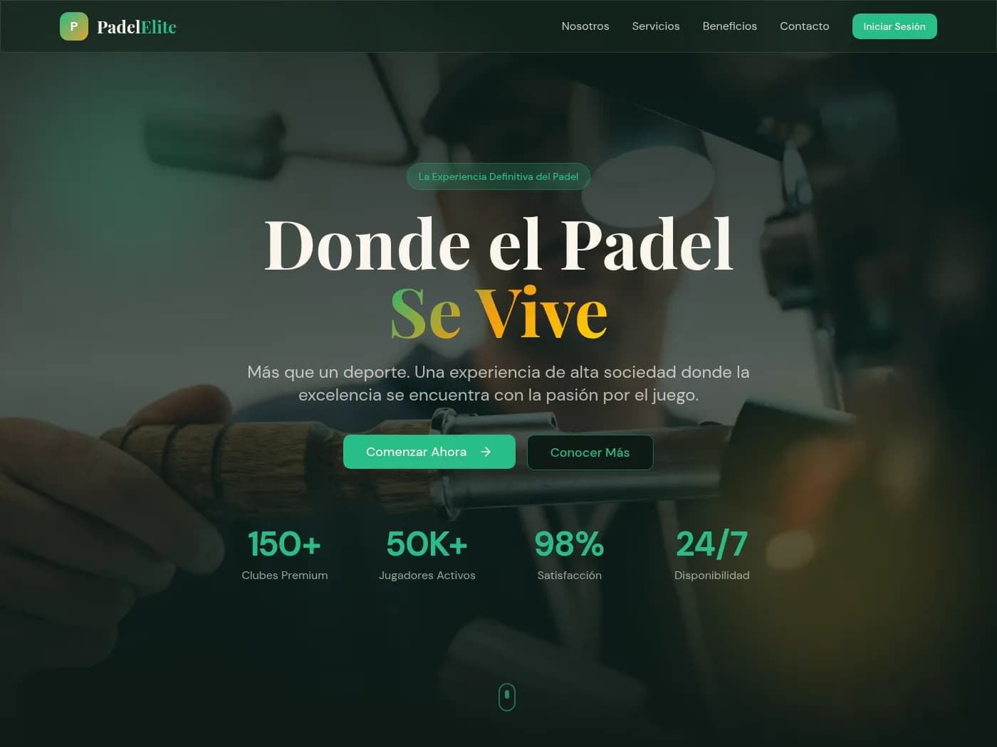 Padel Elite Dashboard