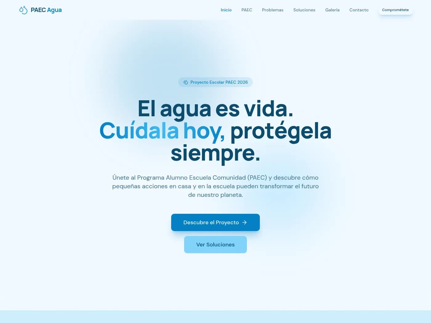 PAEC Agua Awareness Site
