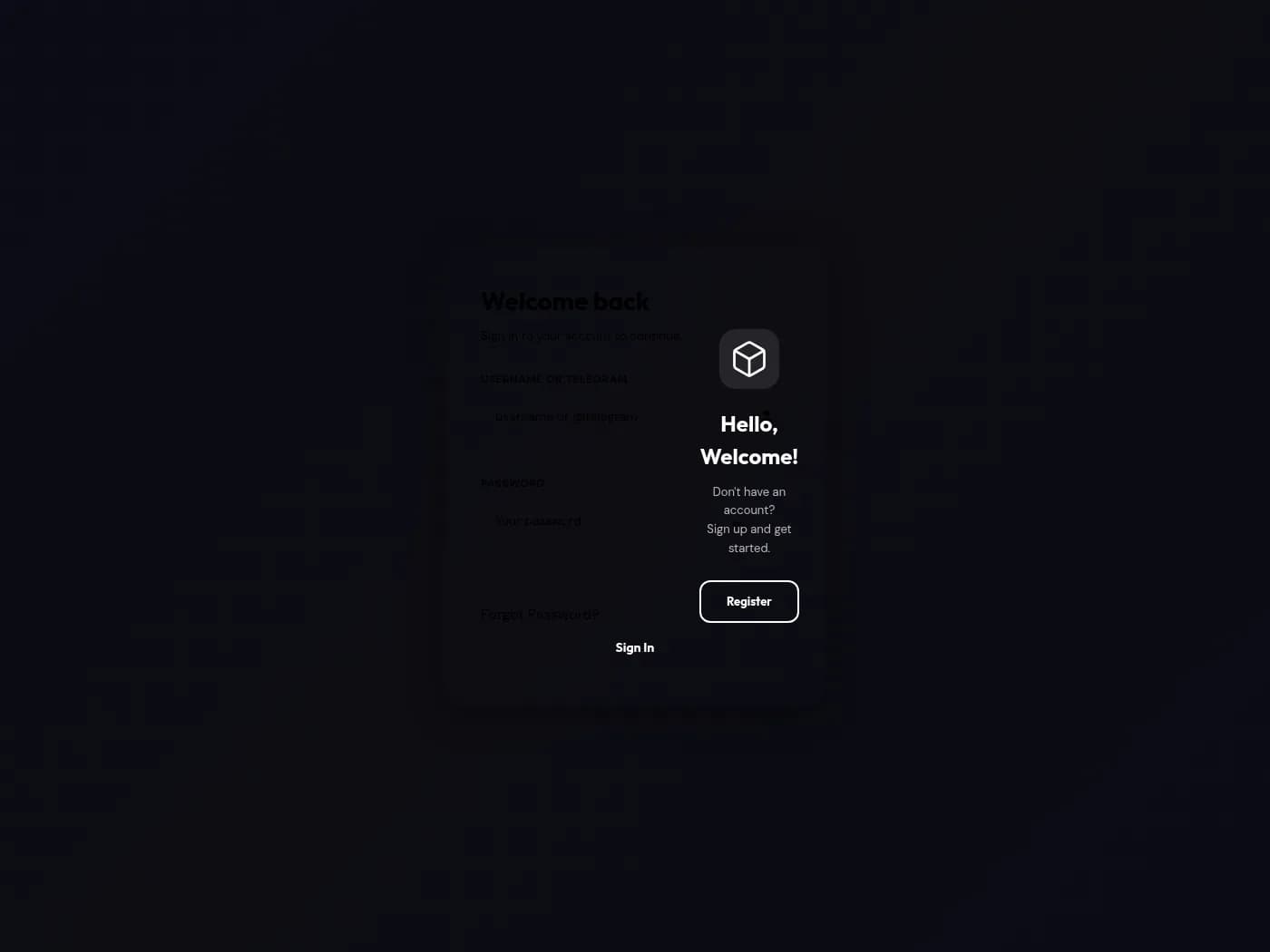 Refine & Retain Webpage