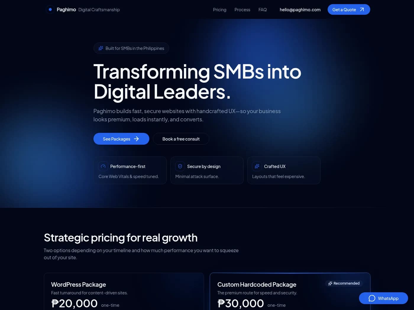 Paghimo Digital Agency Site