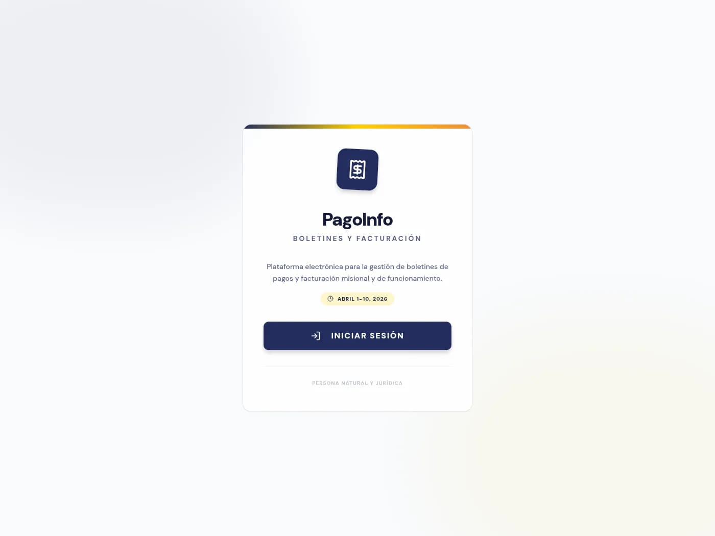 PagoInfo Dashboard