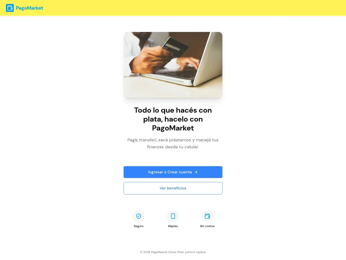 PagoMarket Clone
