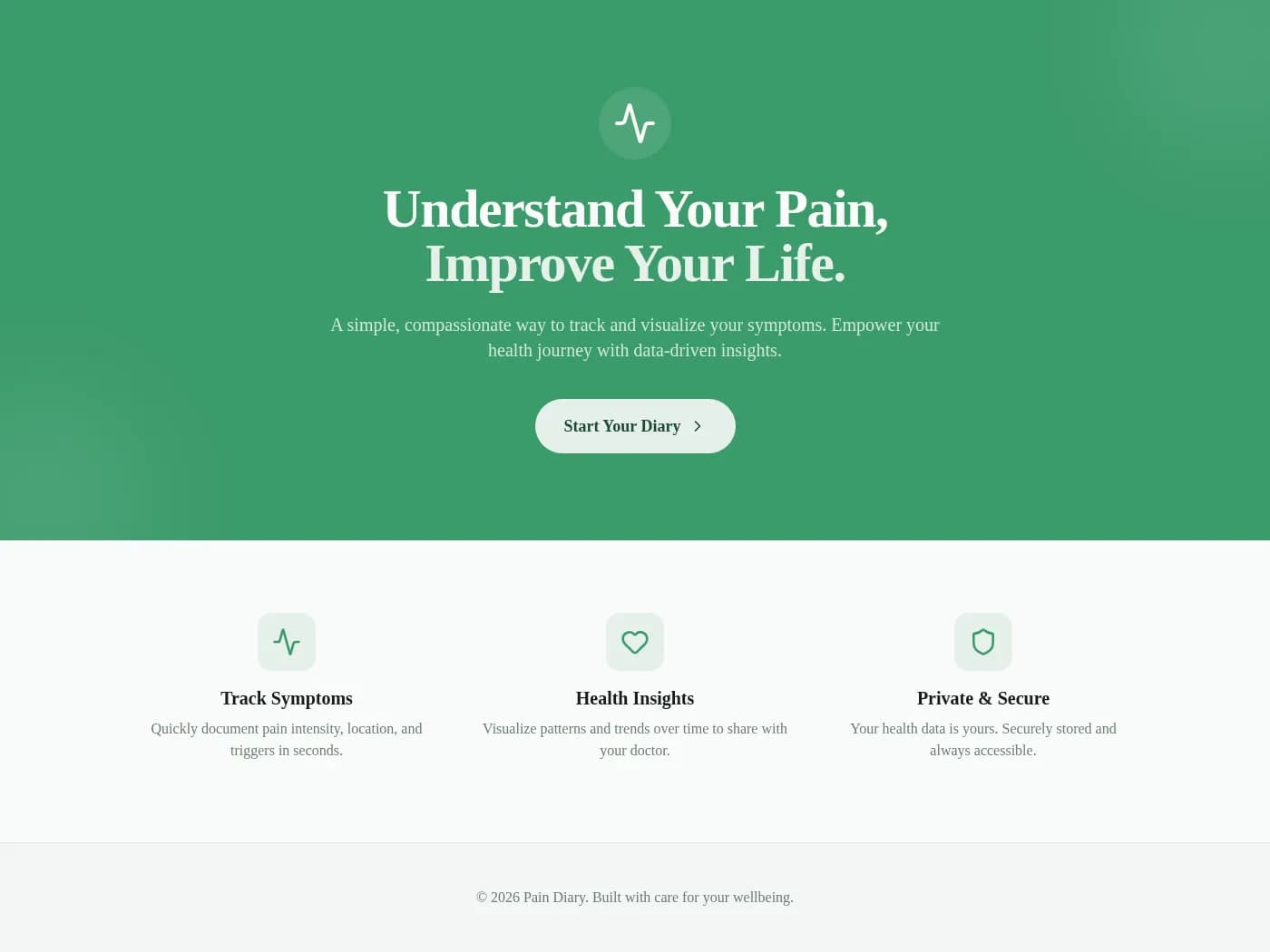 Pain Diary App