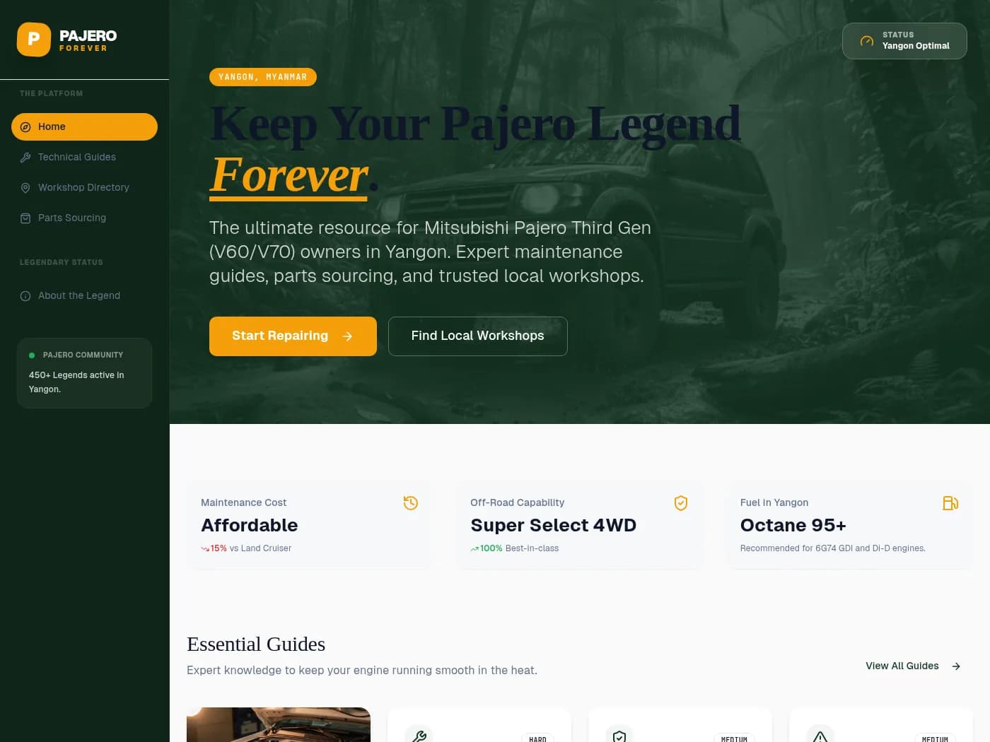 Pajero Forever Yangon