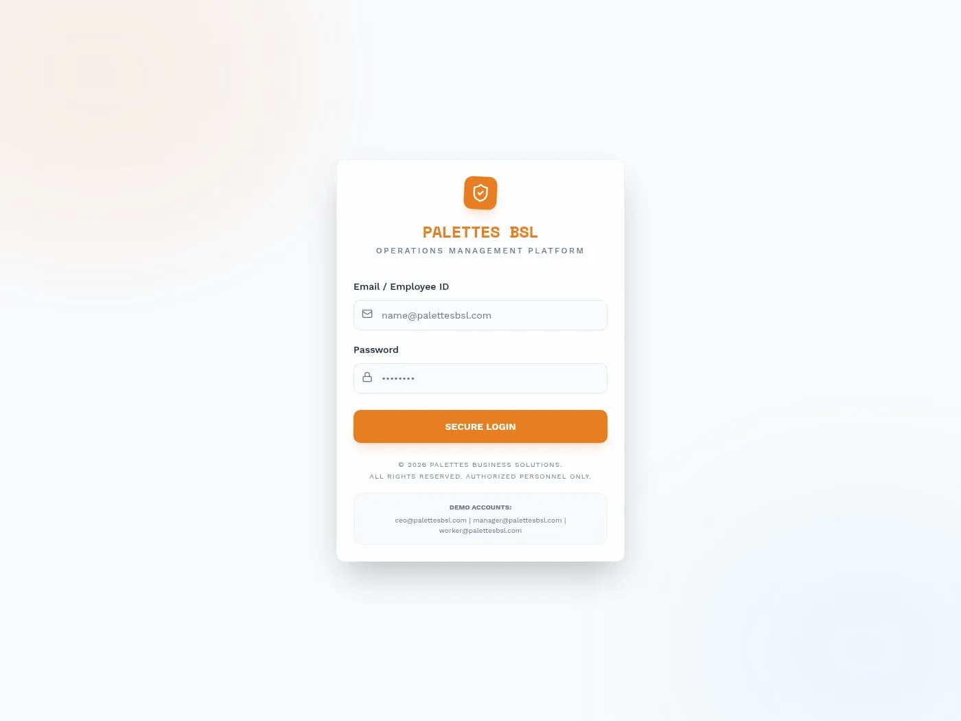 Palettes BSL AI Ops Suite