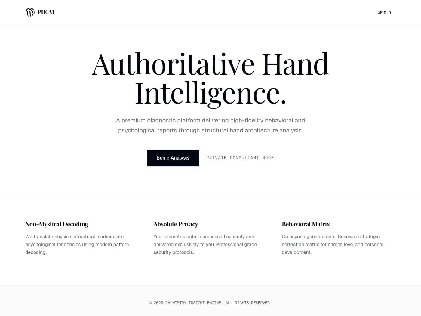 Palmistry Insight Engine